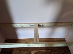 How to Build an Upholstered Floating Bench | Bloom in the Black