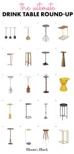 The 20 Best Small Drink Tables (2021 Edition) | Bloom in the Black
