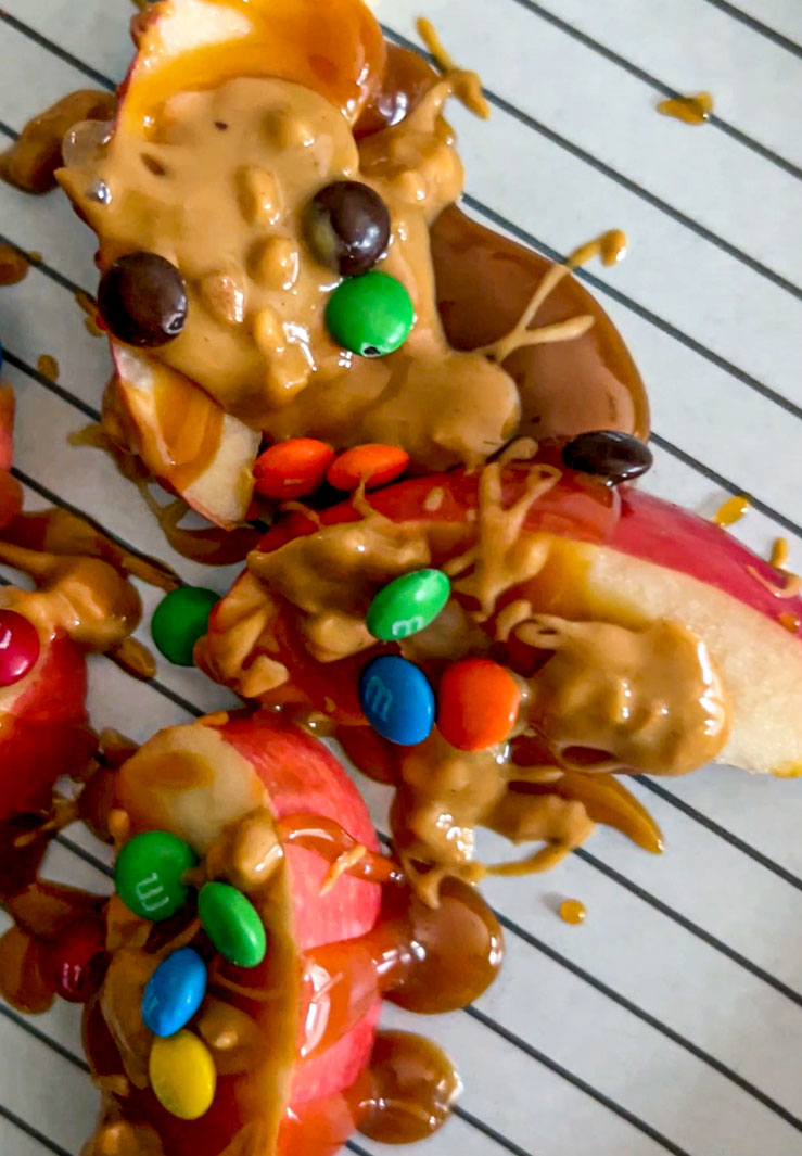 Caramel Apple Bites: Easy After-School Snack | Bloom in the Black